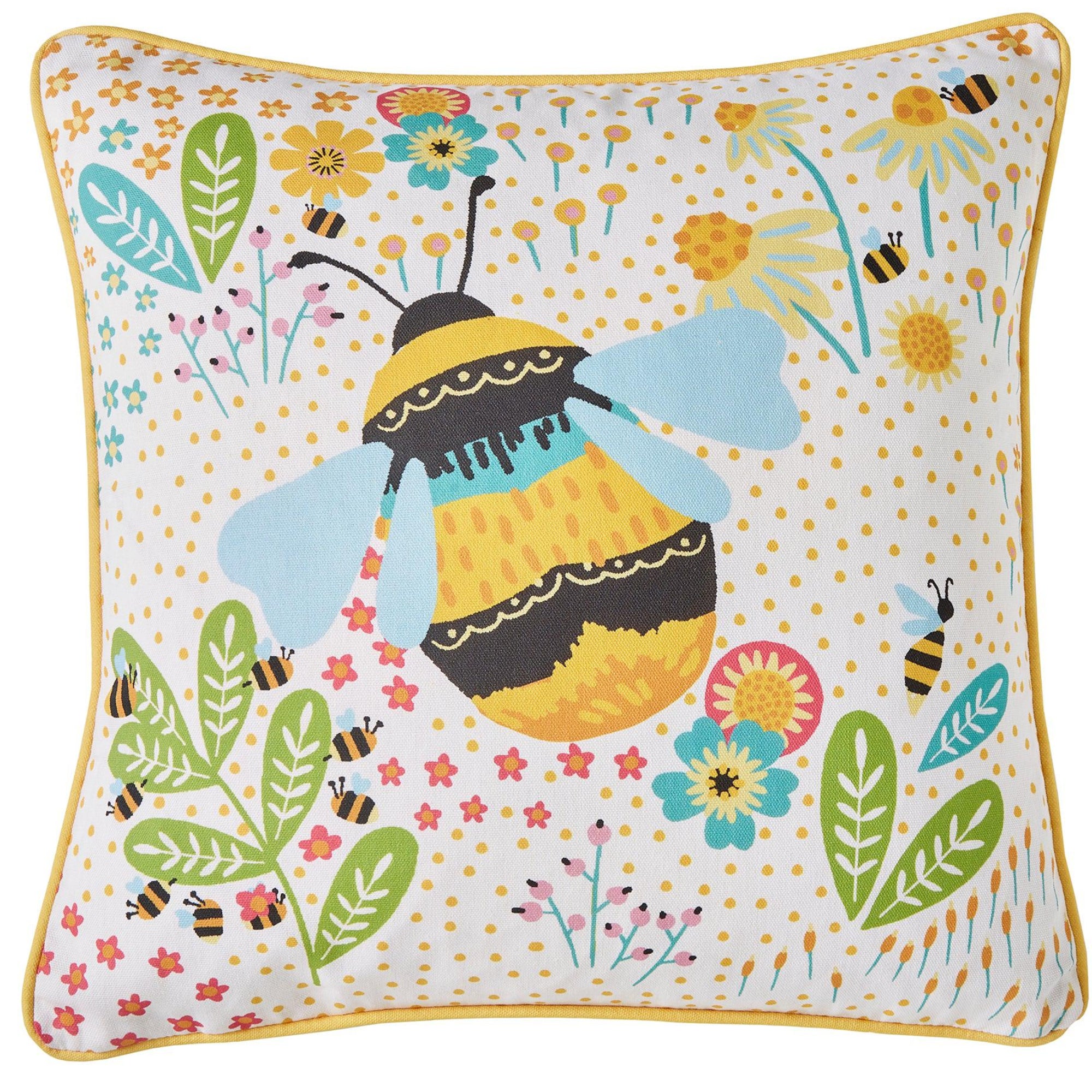 Fusion Buzzy Bee Outdoor Cushion - Ochre – Williamsons Factory Shop
