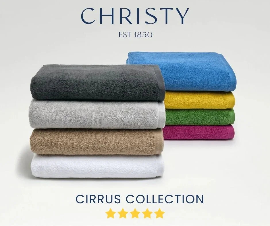 Christy Cirrus Towels | Quick Dry Luxury Towels – Williamsons Factory Shop