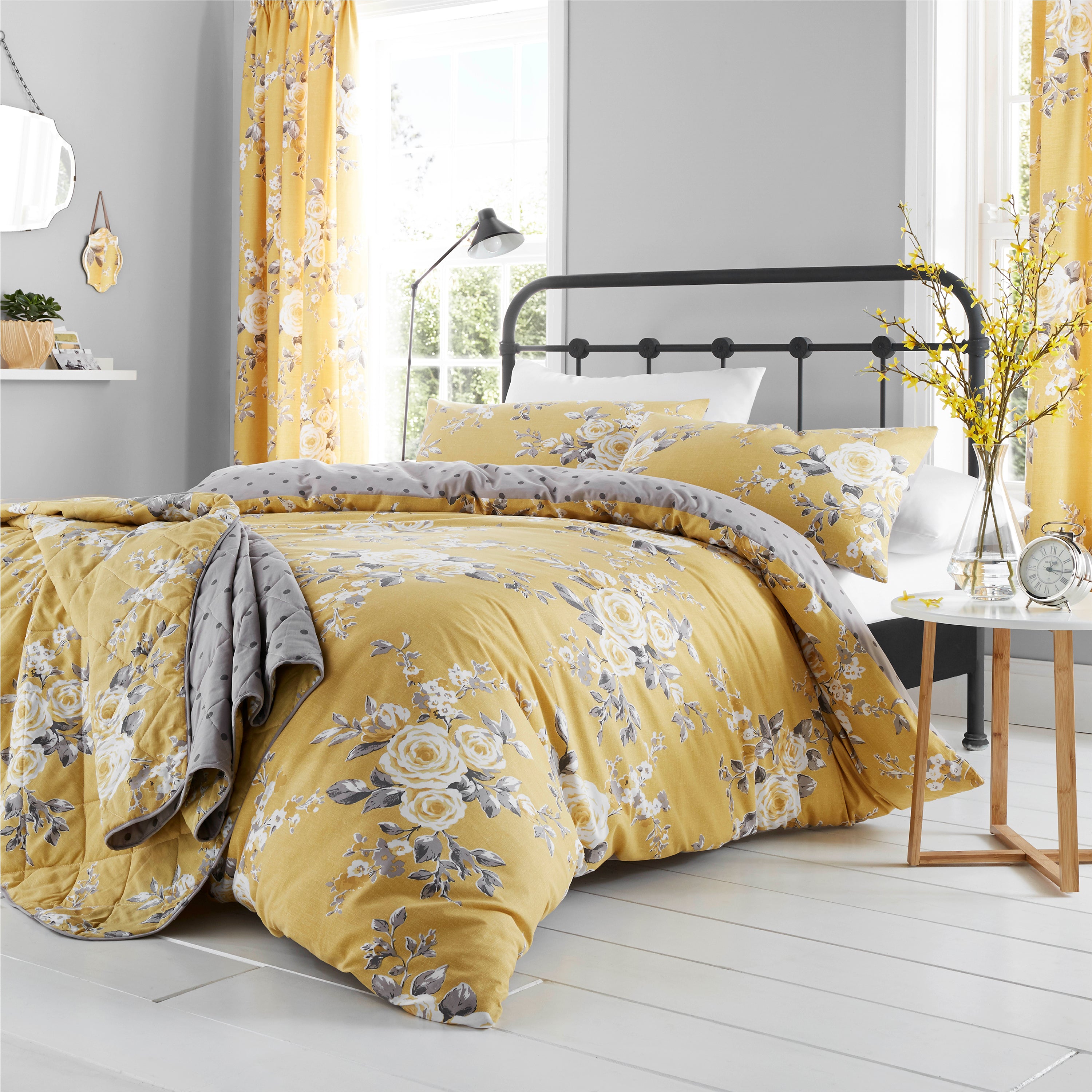 Canterbury Duvet Cover Set - Ochre Yellow – Williamsons Factory Shop