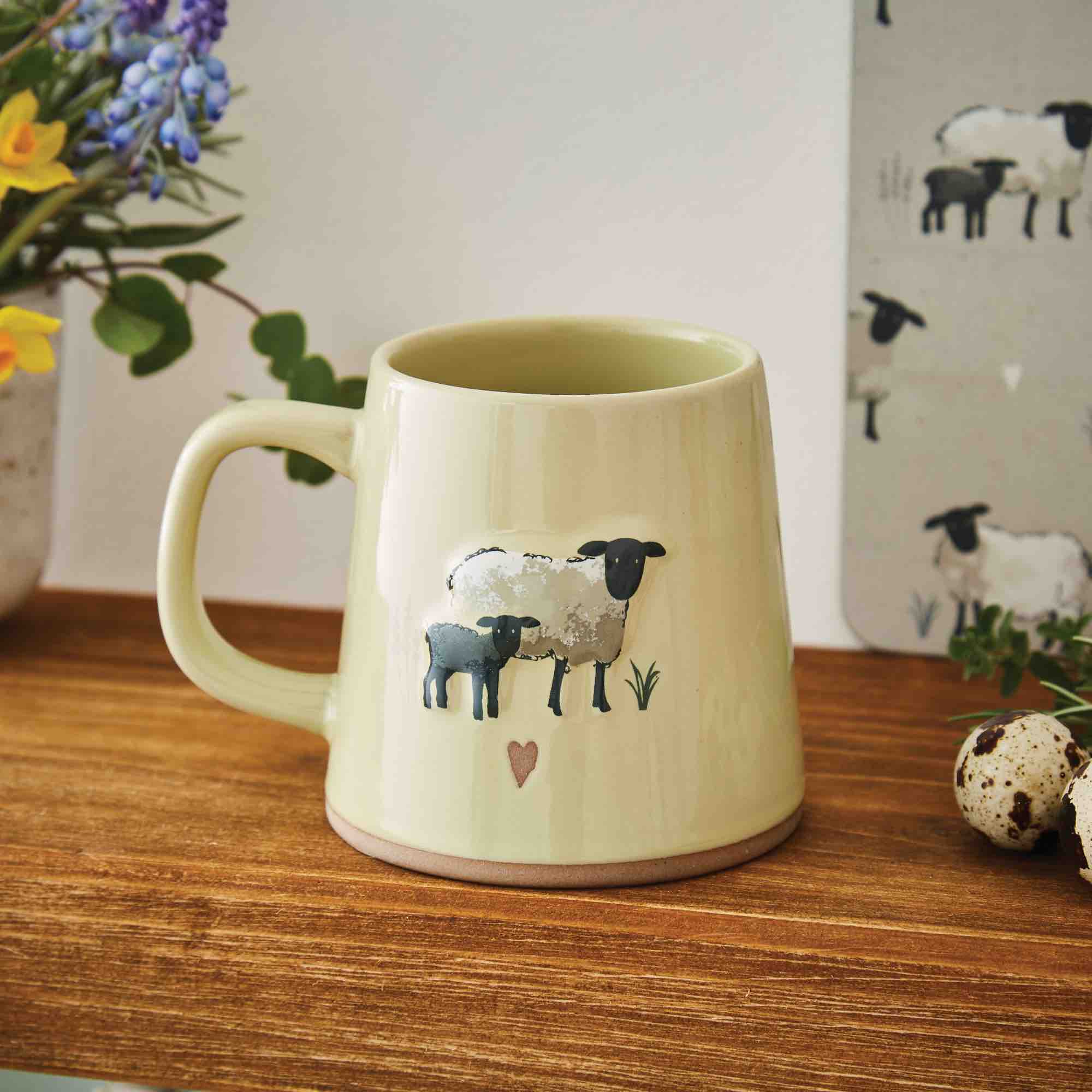 Highland Sheep Reverse Conical Mug - Sage – Williamsons Factory Shop
