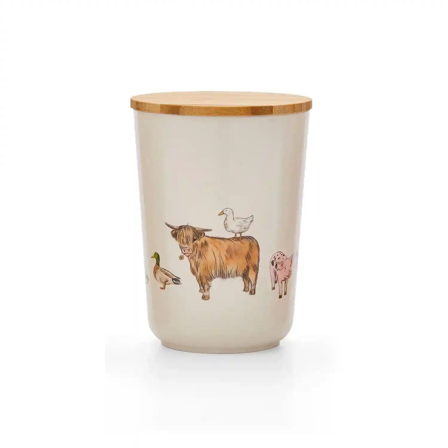 Buttercup Farm Bamboo Canister – Williamsons Factory Shop